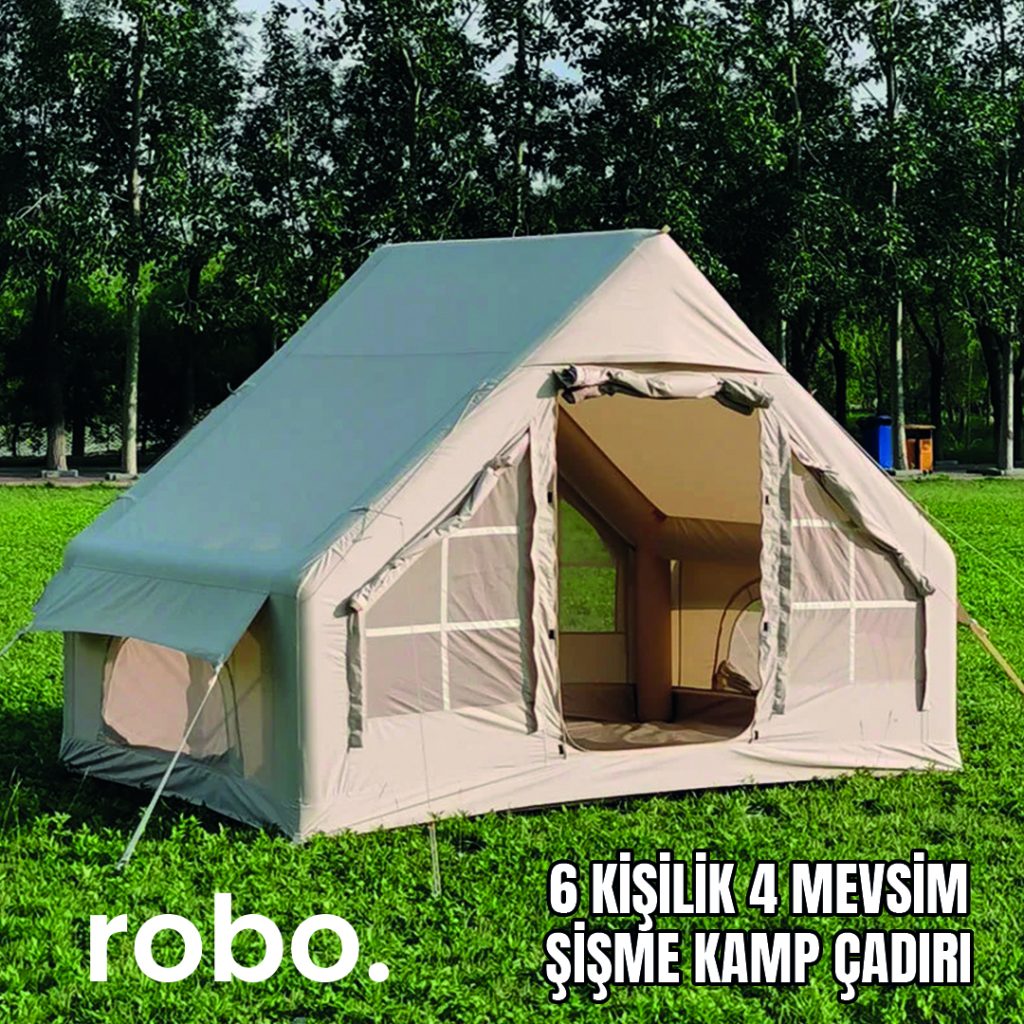 robo 6 Kişilik 4 Mevsim Şişme Kamp Çadırı - Robo Türkiye